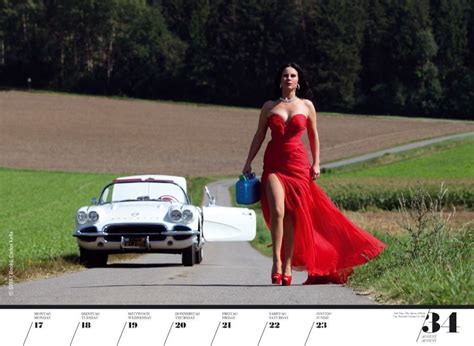 Sexy Autokalender Girls And Legendary Us Cars 2015 Siebte Ausgabe Des