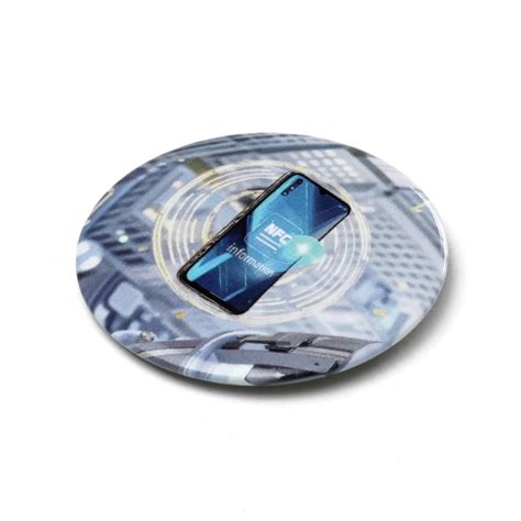 Nfc Metal Button Badge Red Zulu Ltd