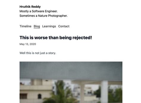 Writings Blog Hruthik Reddy