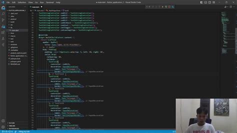 latihan flutter menentukan total terbesar terkecil dan rata rata