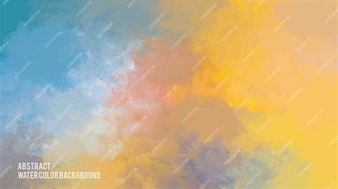 Premium Vector Water Color Effect Background
