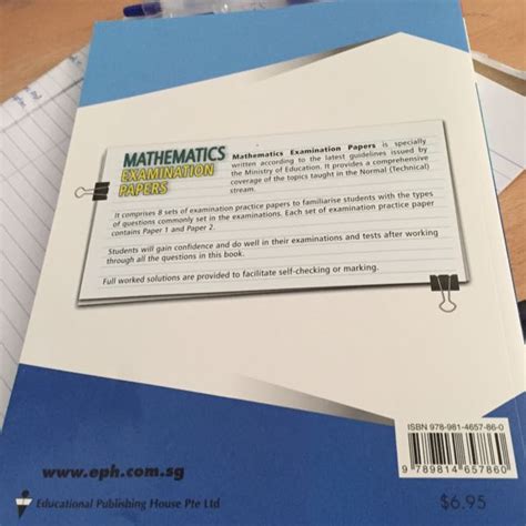 Secondary 3 Normal Technical Math Exercise Book Hobbies And Toys Books