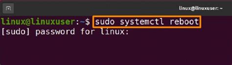 how to restart ubuntu from the terminal linux genie