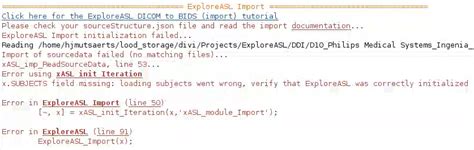 Improve Crashing Information When Subjects Missing · Issue 1308 · Exploreaslexploreasl · Github