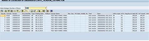 Generic Extractor Using Submit Program Sap Community