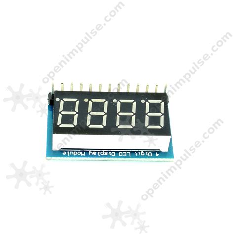 4 Digit Led Display Module Open Impulseopen Impulse