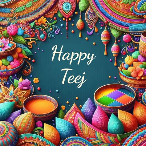 Premium Psd Teej Festival Banner For Social Media