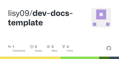 Github Lisy09dev Docs Template
