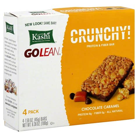 Kashi Go Lean Crunchy Chocolate Caramel Protein And Fiber Bar Shop Diet And Fitness At H E B