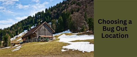 Choosing a Bug Out Location - Survival Prepper 101
