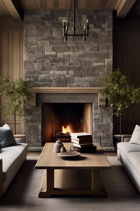 30 Stunning Stone Fireplace Ideas For Your Home