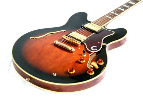 Полуакустическая электрогитара Epiphone Sheraton II - Vintage Sunburst ...
