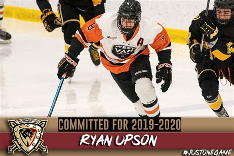 News Ryan Upson Commits To Warriors For 2019 2020 West Kelowna Warriors