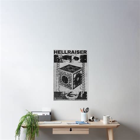 Hellraiser Vintage Horror Movie Film Poster Poster By Bootlegposters