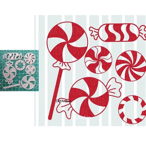 Peppermint Candy Printable Template