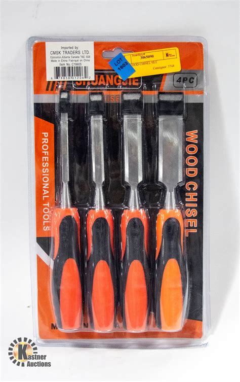 4 Pc Wood Chisel Set