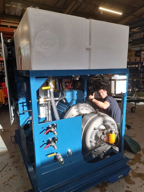 Richard Andrews On Linkedin New Hydrostatic Test Rig Undergoing Final