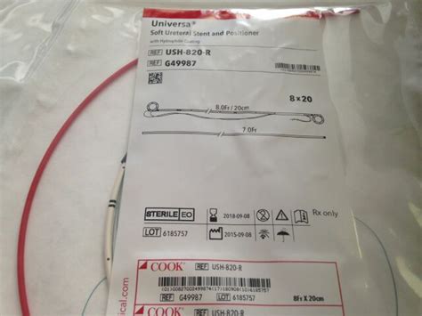 New Cook G49987 Universa Soft Ureteral Stent And Positioner With