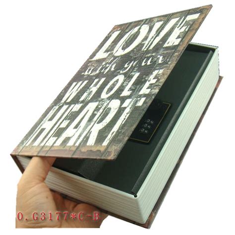 Diversion Book Storage Box Hidden Diversion Book Safe Combination Love 18 11 5 5 5cm Fruugo Uk