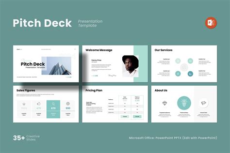 Pitch Deck Powerpoint Template Graphic By Creativeslides · Creative Fabrica