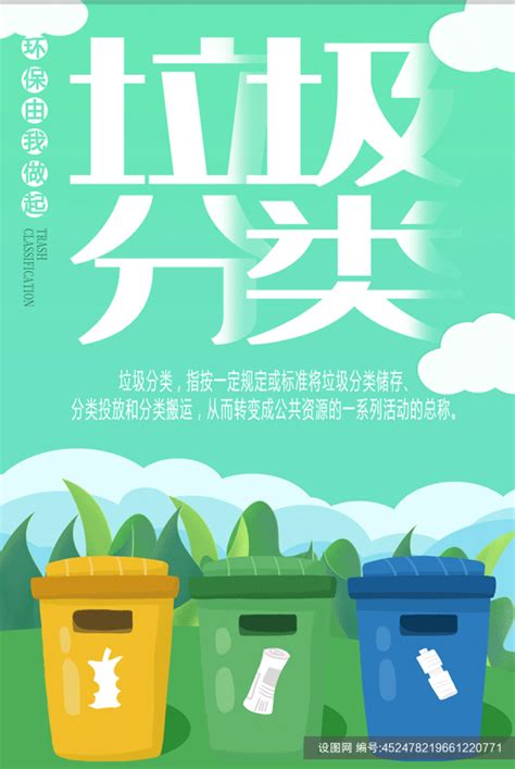 创意原创生活类垃圾分类投放指南宣传海报psd下载编号452478219661220771 设图网