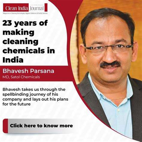 Deepak Gupta On Linkedin 23 Years Of Making Cleaning Chemicals In India Clean India Journal