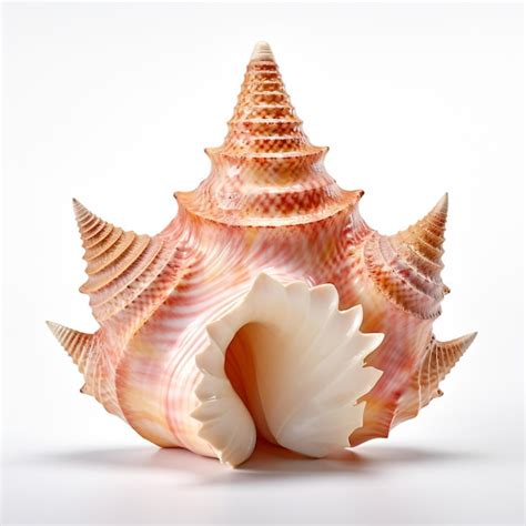 Premium Ai Image Queen Conch Isolated On White Background