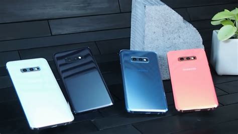 Samsung Galaxy S10e Galaxy S10 And Galaxy S10 Colors Youtube