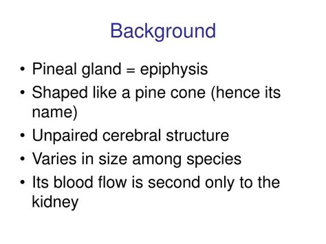Ppt Pineal Gland Powerpoint Presentation Free Download Id3420801
