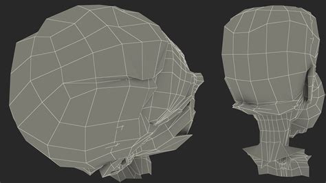 Cartoon Joe Biden Smiling Head 3d Model 49 3ds Blend C4d Fbx Max Ma Lxo Obj Free3d