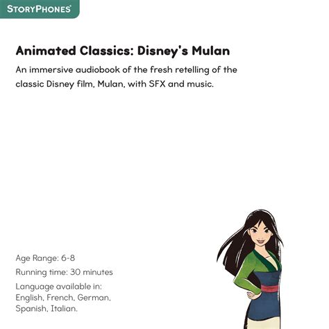 Animated Classics Disneys Mulan Onanoff