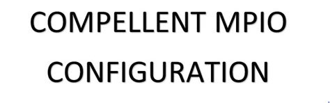 Compellent Storage Multipath Mpio Configuration Tech Stuff
