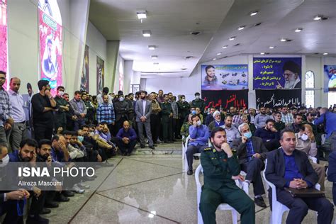 ایسنا مراسم بزرگداشت شهدای مدافع حرم میلاد حیدری و مقداد مهقانی