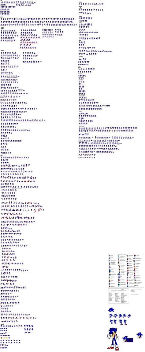 Ultimate Sonic Sprite Sheet 05 By Lostsm64fan On Deviantart