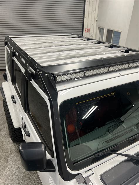 Jeep Wrangler Jlu Full Roof Rack Aluminum