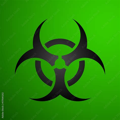 Green Toxic Symbol