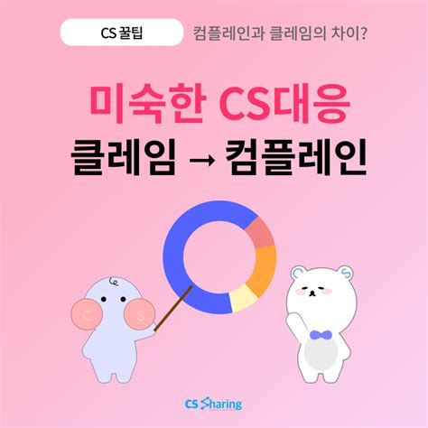 Cs꿀팁 컴플레인 클레임 무엇이 다른가요 Cs외주 전문 업체 Cs대응법 Cs쉐어링