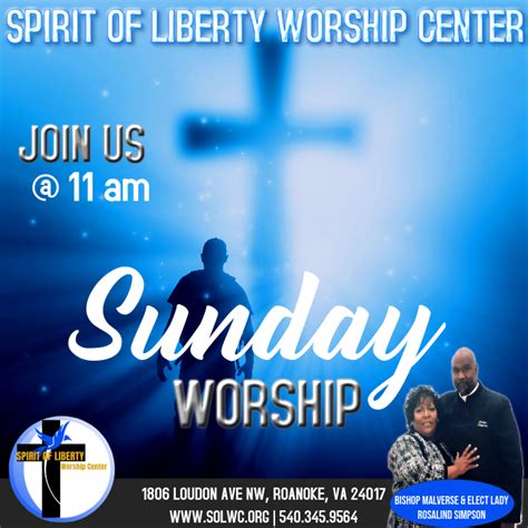 Join Us Sunday Service Template Postermywall
