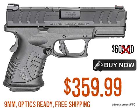 Springfield Xdm Elite Compact 9mm Optics Ready Pistol 35999 Free Sandh