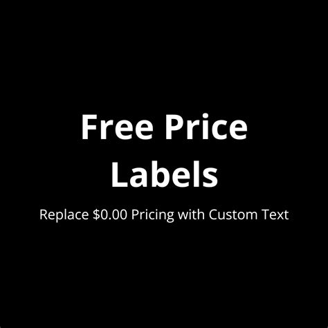 Free Price Labels Type Plugins
