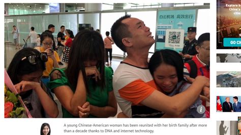 Joven China Se Reencontró Con Sus Padres 13 Años Después De Perderse