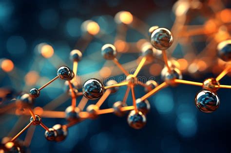 Science Molecular Structure Background With Atom Molecule Medical