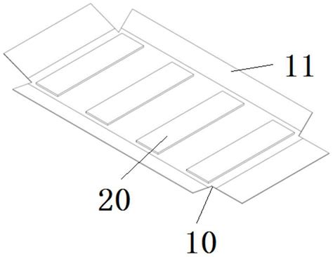 一种无框双玻组件的包装结构的制作方法