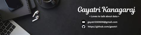 Gayatri Kanagaraj On Linkedin Datascience Machinelearning Python Eda Datavisualization
