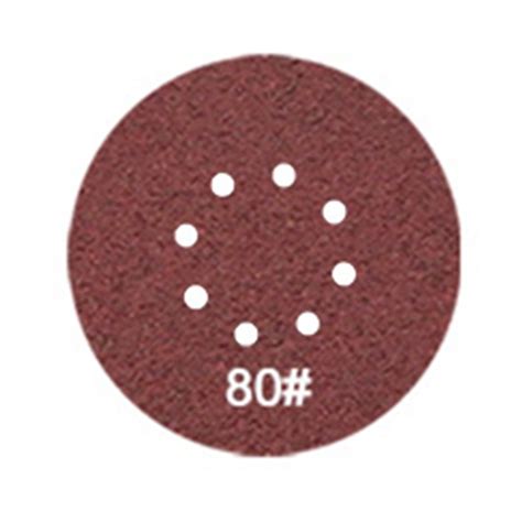 Cpan 9 Inch 8 Hole Red Sand 225mm Velvet Backed Disc Sandpaper Self
