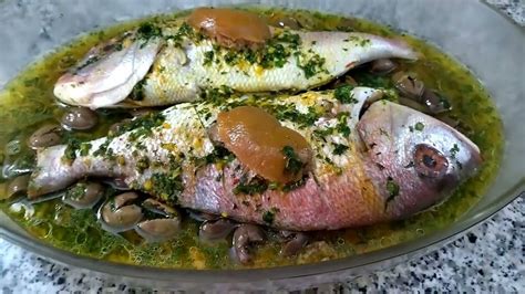 سمك الباجو بالزيتون البنة او المذاق ياسلام 👌😋😋💯 Youtube