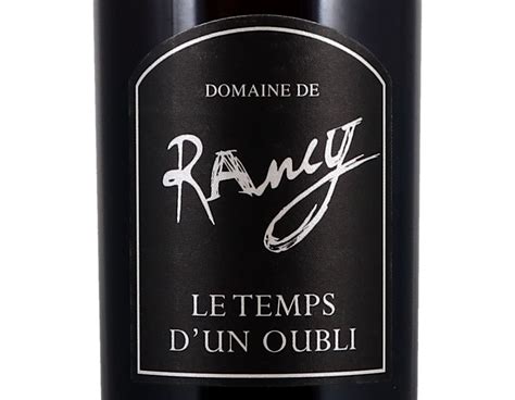 Rivesaltes Ambre Le Temps Dun Oubli Domaine De Rancy 50cl