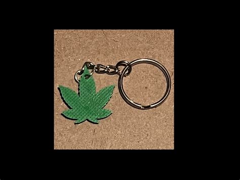 Pot Leaf Keychain Available In 10 Colors Fan Of 420