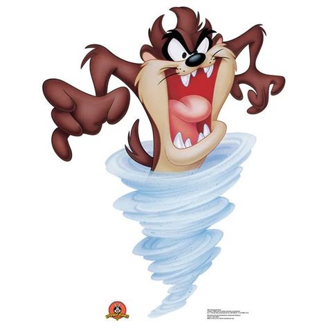 Tasmanian Devil Cartoon Character Hello Monday