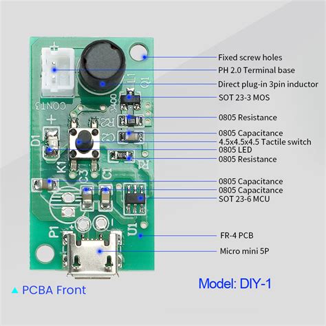 Atomizer Sheet Zj 01 Holder Type Candusb Atomizer Drive Circuit And